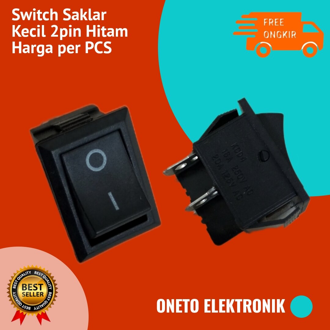 Switch Saklar on of Kecil hitam | Lazada Indonesia