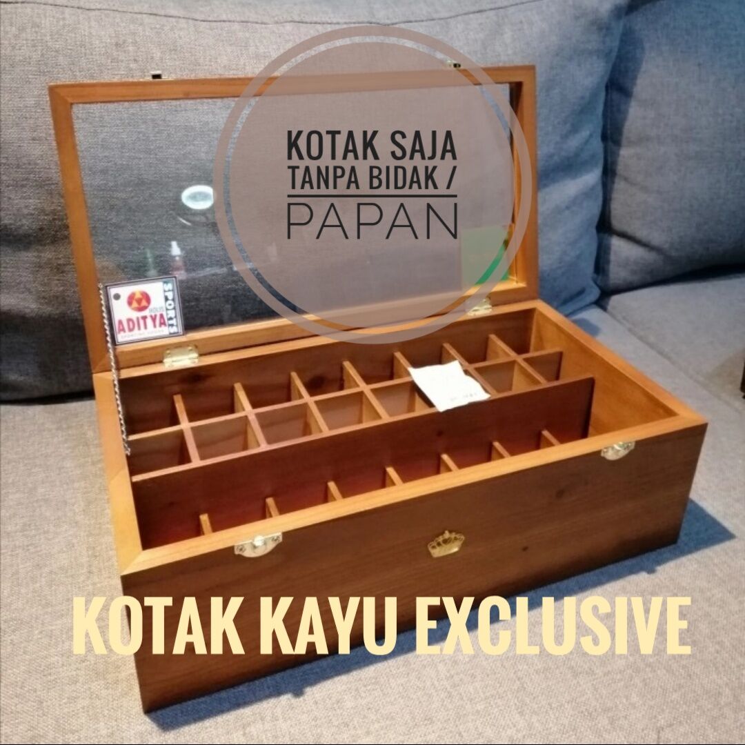 Kotak Box Kayu Wooden Chess Box Queen's Gambit ADT Buah Catur Eksklusif ...