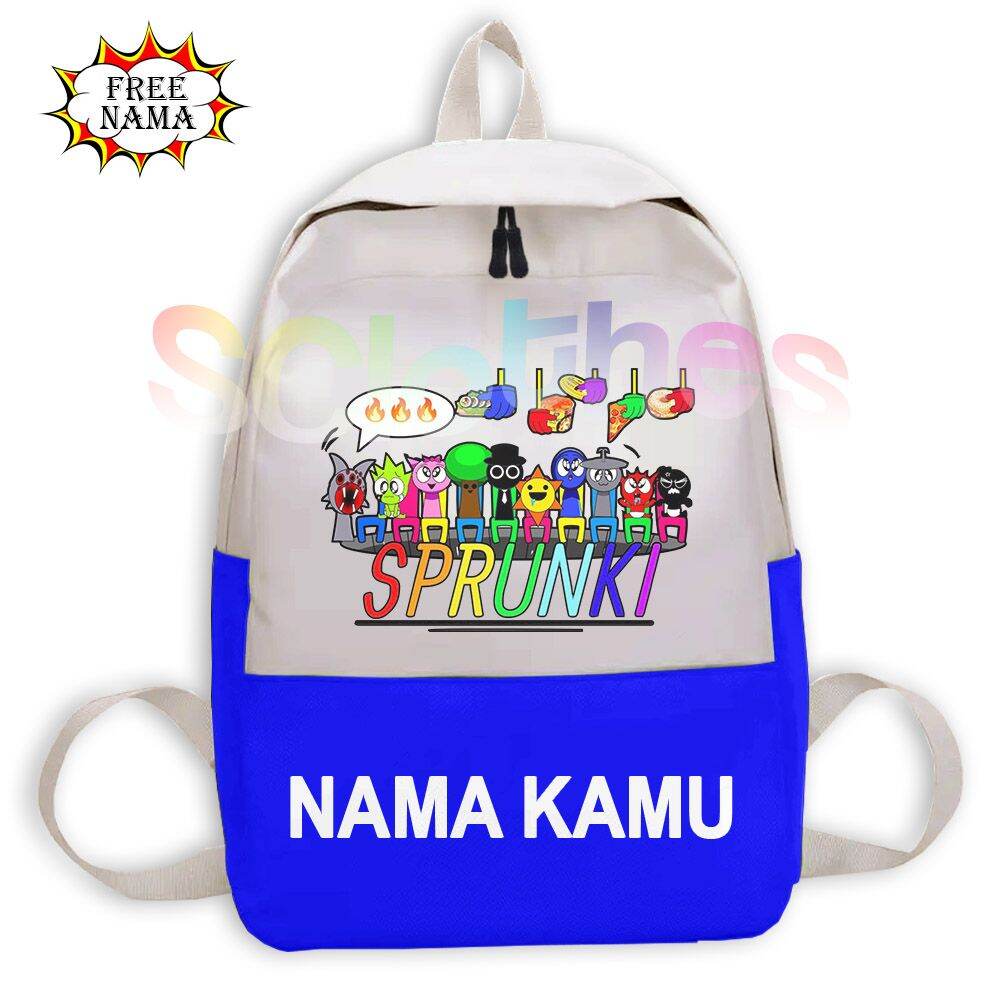 Tas Incredibox Sprunki Animation Tas Ransel Anak Sekolah | Lazada Indonesia