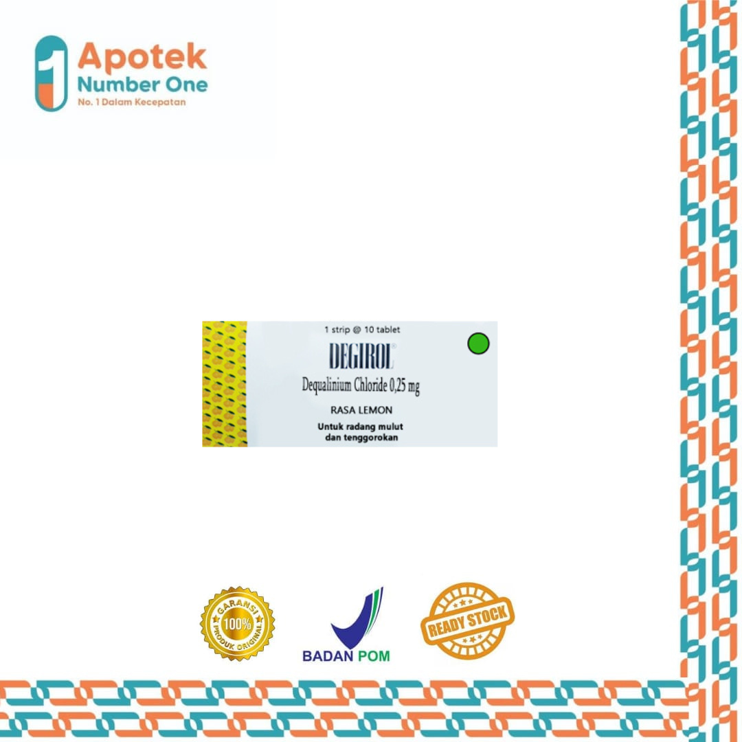 DEGIROL STRIP 10 TABLET - Permen / Tablet Hisap Pereda Sakit ...