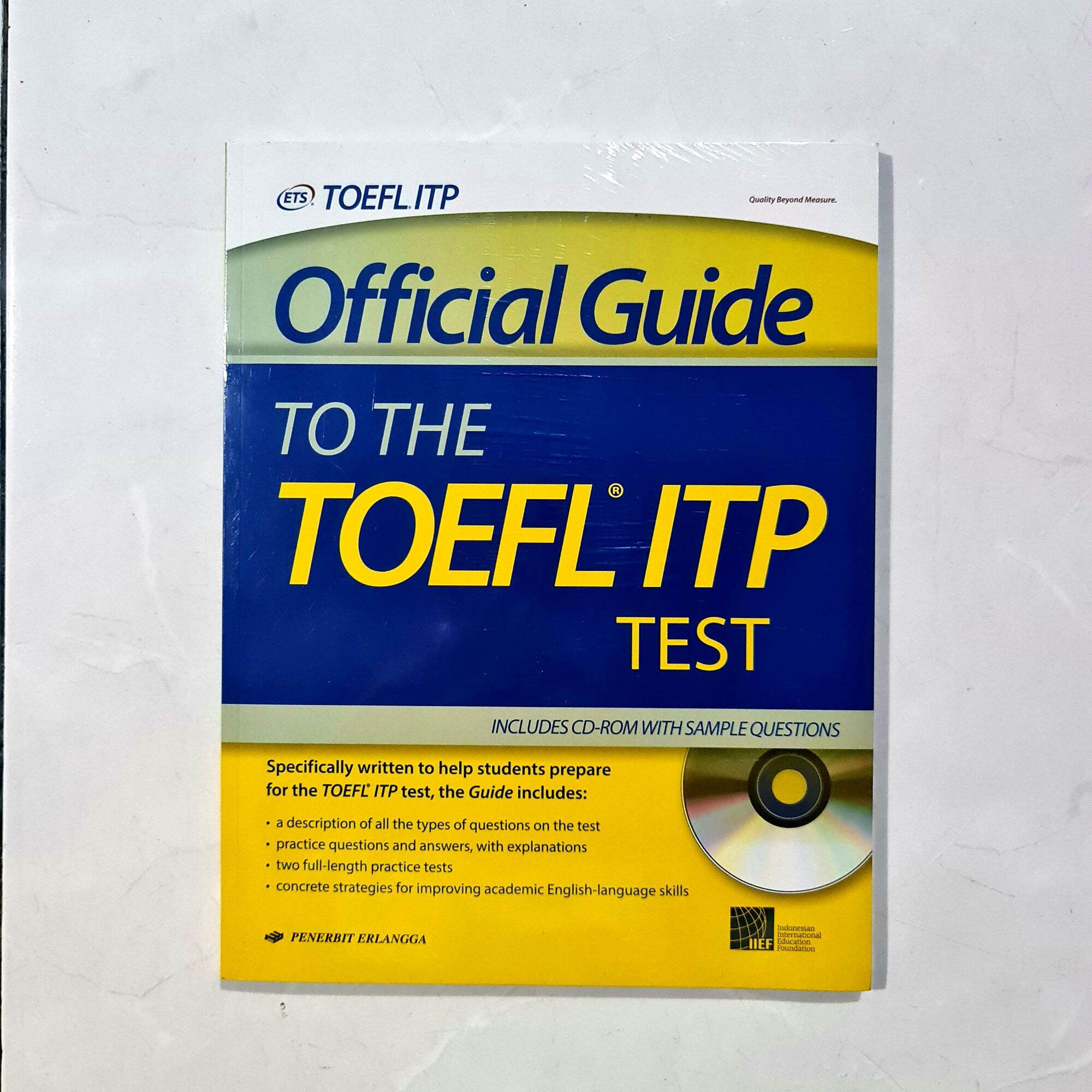 BUKU OFFICIAL GUIDE TO THE TOEFL ITP TEST PENERBIT ERLANGGA ORIGINAL ...