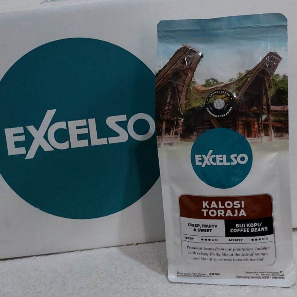 KOPI EXCELSO BIJI KALOSI TORAJA 200GRAM | Lazada Indonesia