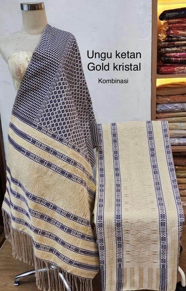 SONGKET TUMTUMAN MOTIF KOMBINASI KAIN TENUN | Lazada Indonesia