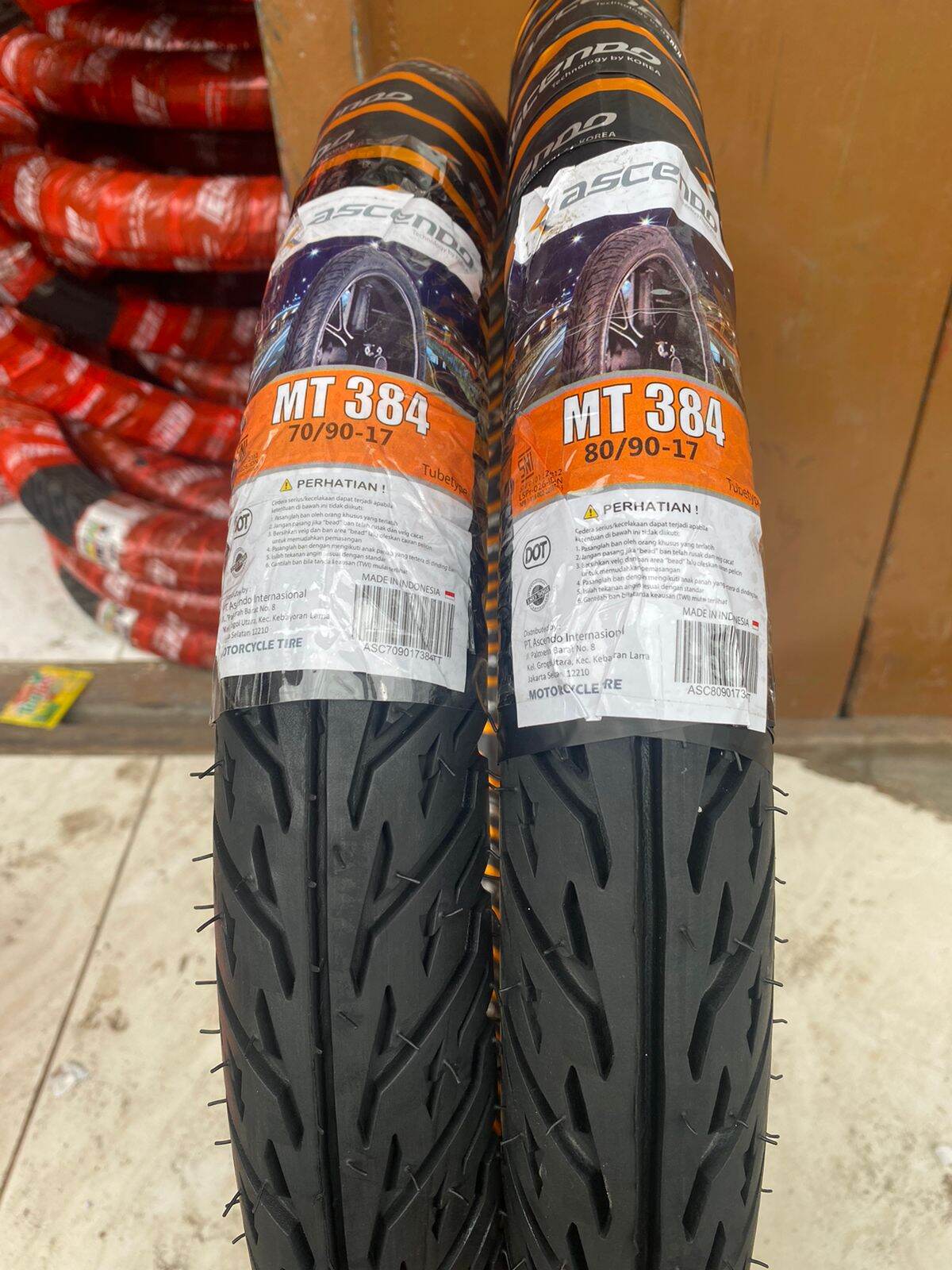 BAN LUAR RING 17 70/90 & 80/90 ASCENDO (SNI) MT384 ARROW BLADE | Lazada ...