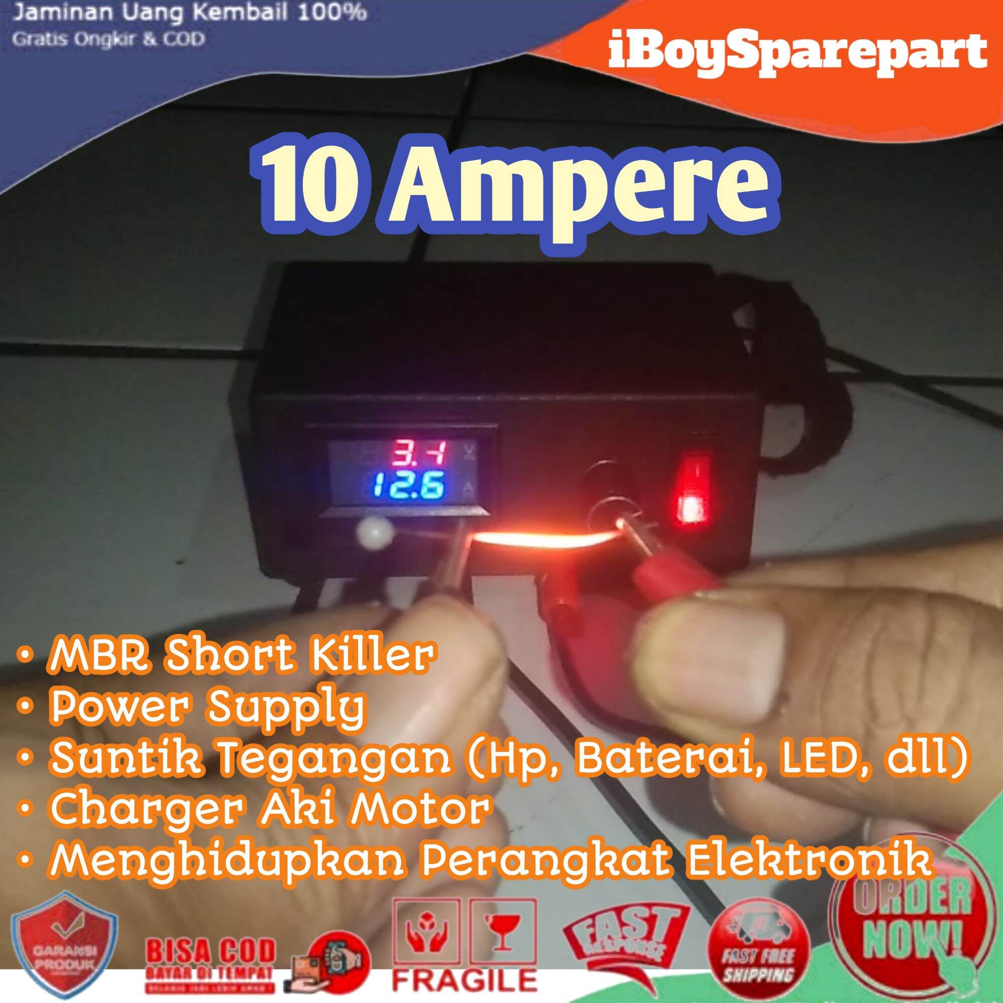 (DIY) Power Supply PSU MBR 10 Ampere Plus Adaptor 12V | Lazada Indonesia