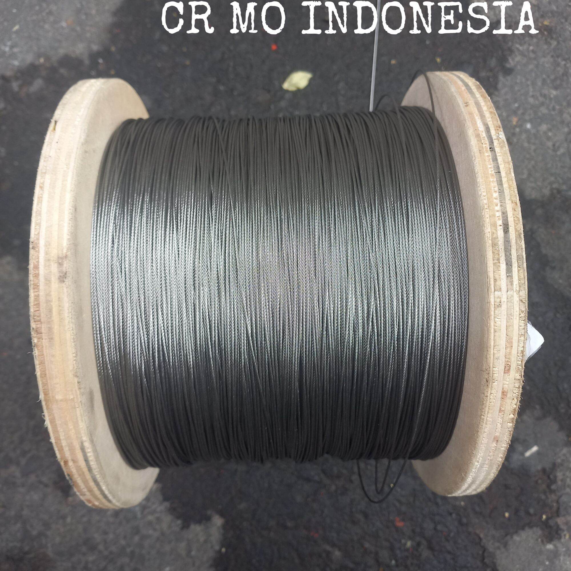 kawat seling Stainless steel 0.8 mm tali sling baja stainless steel wire rope bisa cod original ...