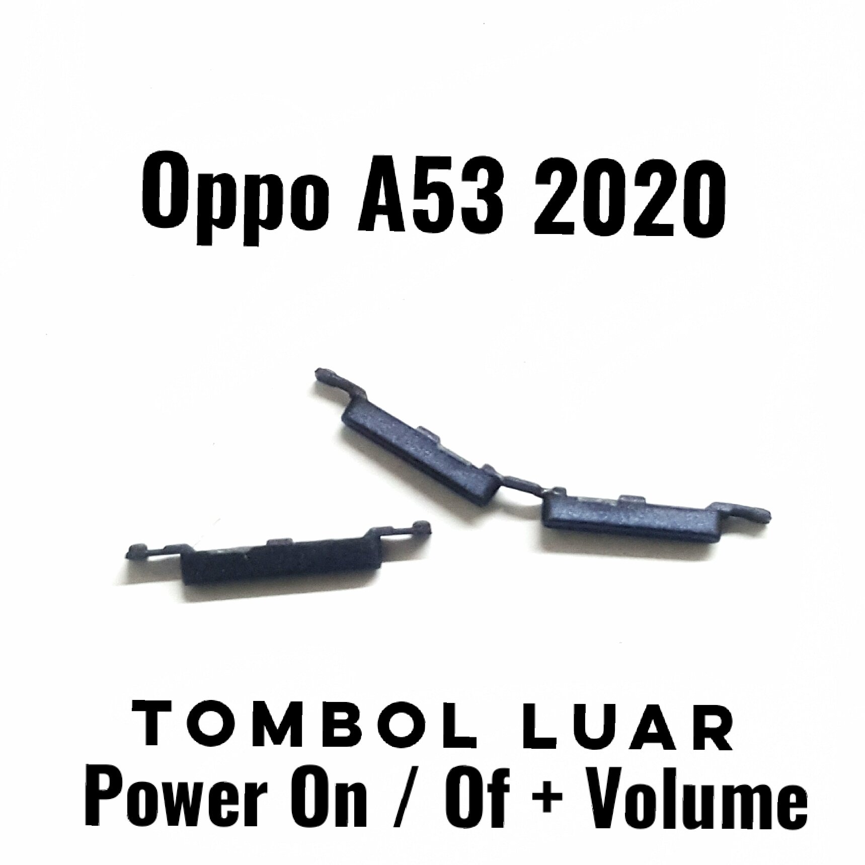 Tombol 1set Volume Power on off Oppo A53 2020 - Button Casing - Hitam ...