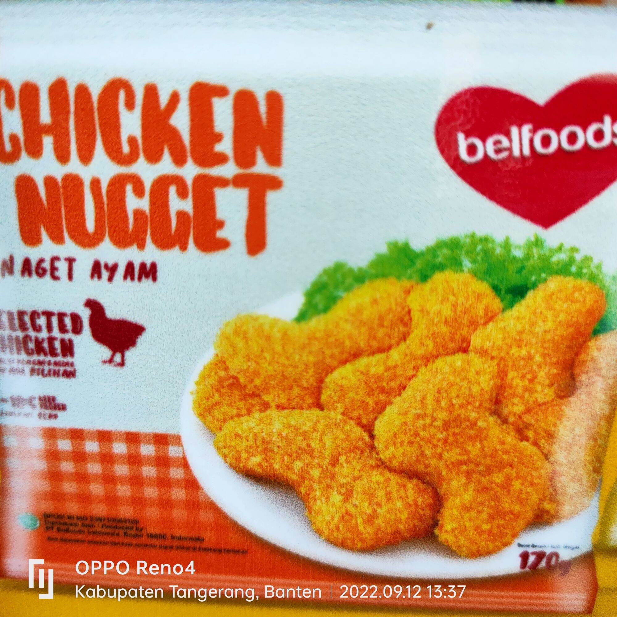 belfoods chicken nugget 170gr isi 6pcs | Lazada Indonesia