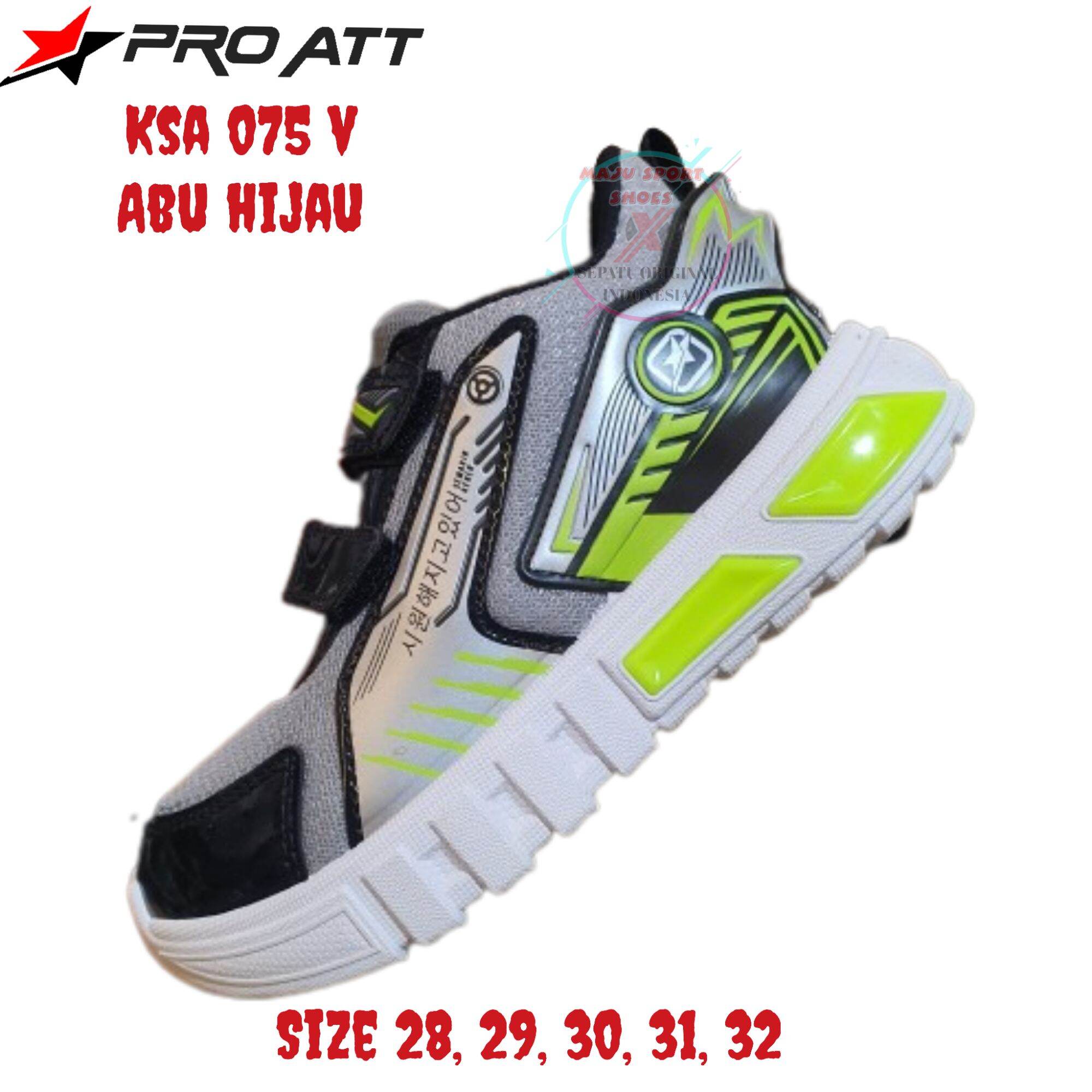 PRO ATT KSA 075 V - SEPATU ANAK SEKOLAH PEREKAT PAUD TK SD / PRO ATT ...