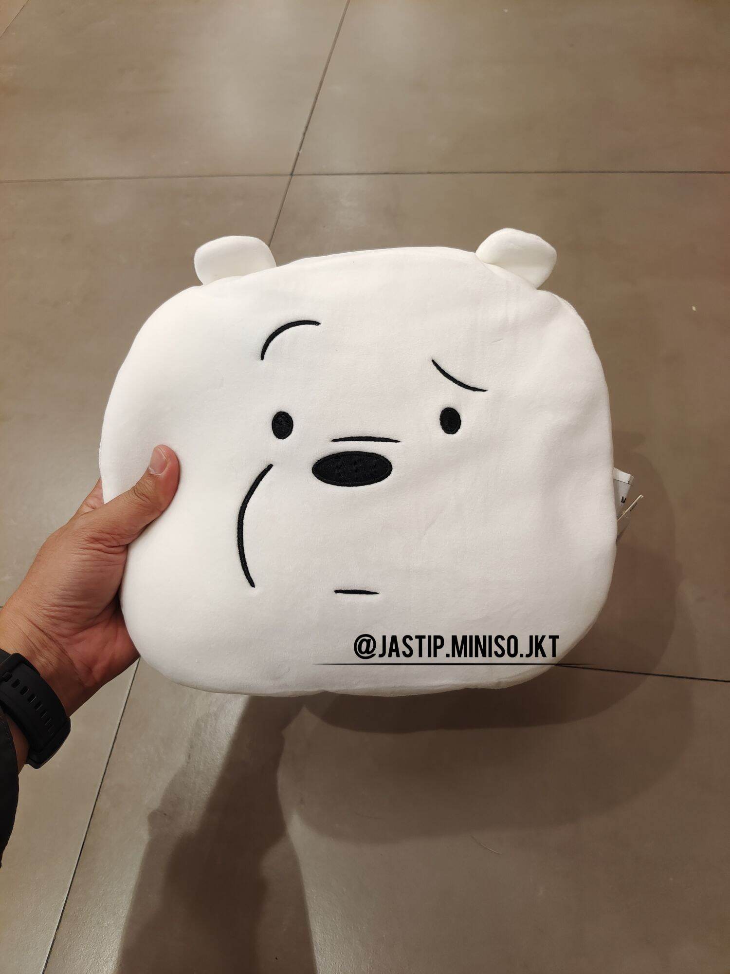 MINISO 🆕 Bantal Selimut We Bare Bears (sz.90x120cm) | Lazada Indonesia