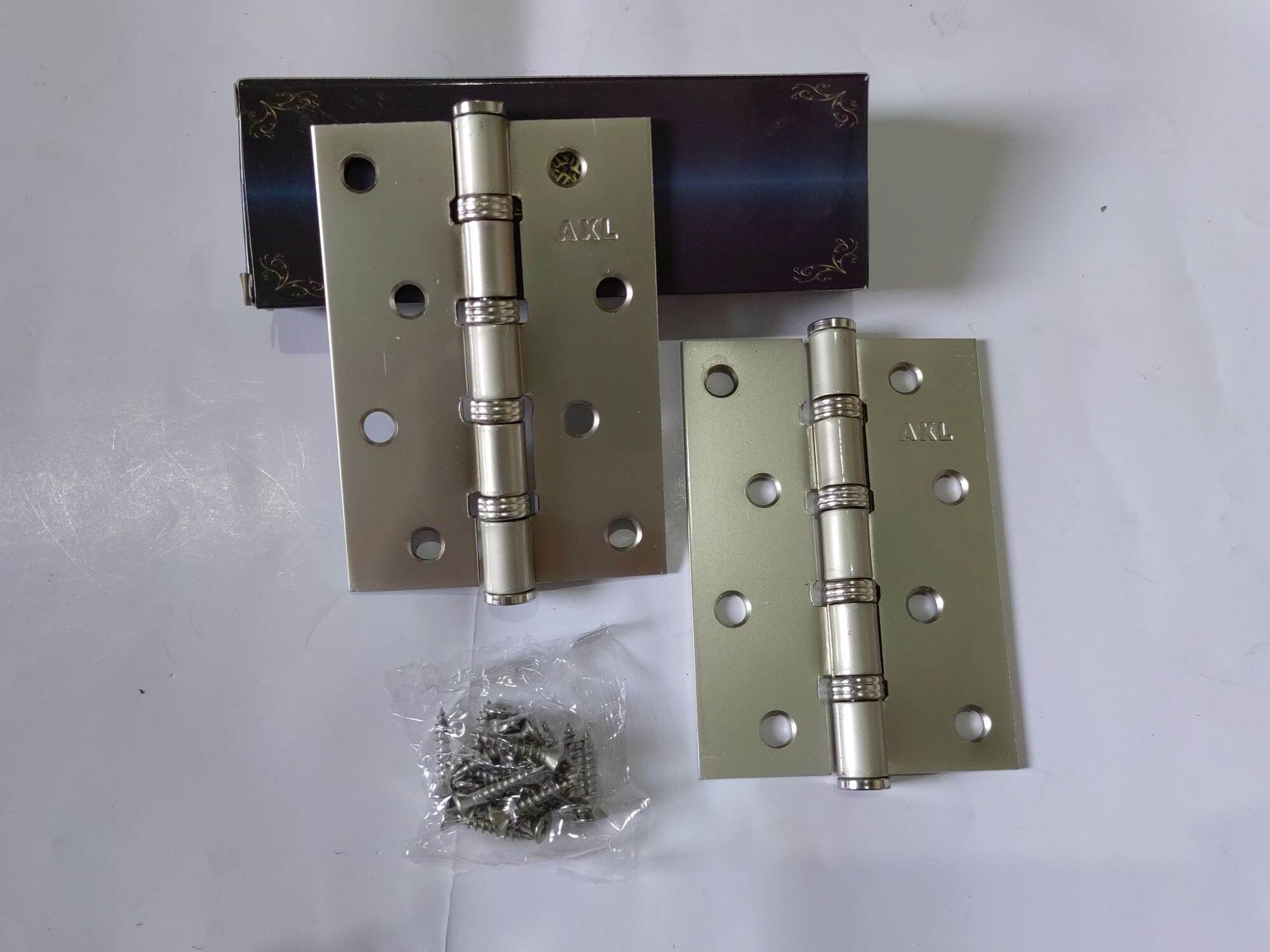 Engsel Pintu AXL 4" SN / Engsel Pintu 4 inch Silver / Engsel Tebal 4 ...