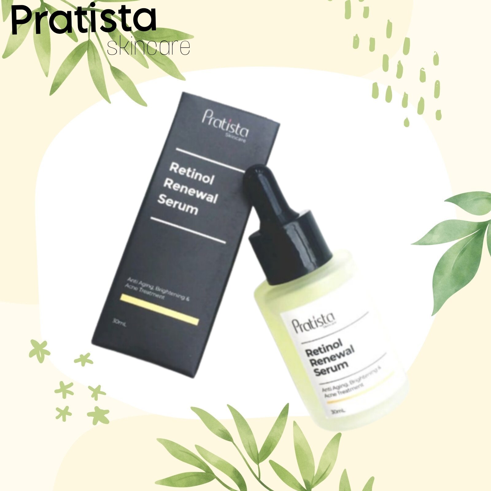 PRATISTA SKINCARE CALMING SPRAY RETINOL SERUM HYALU TONER CICA ...