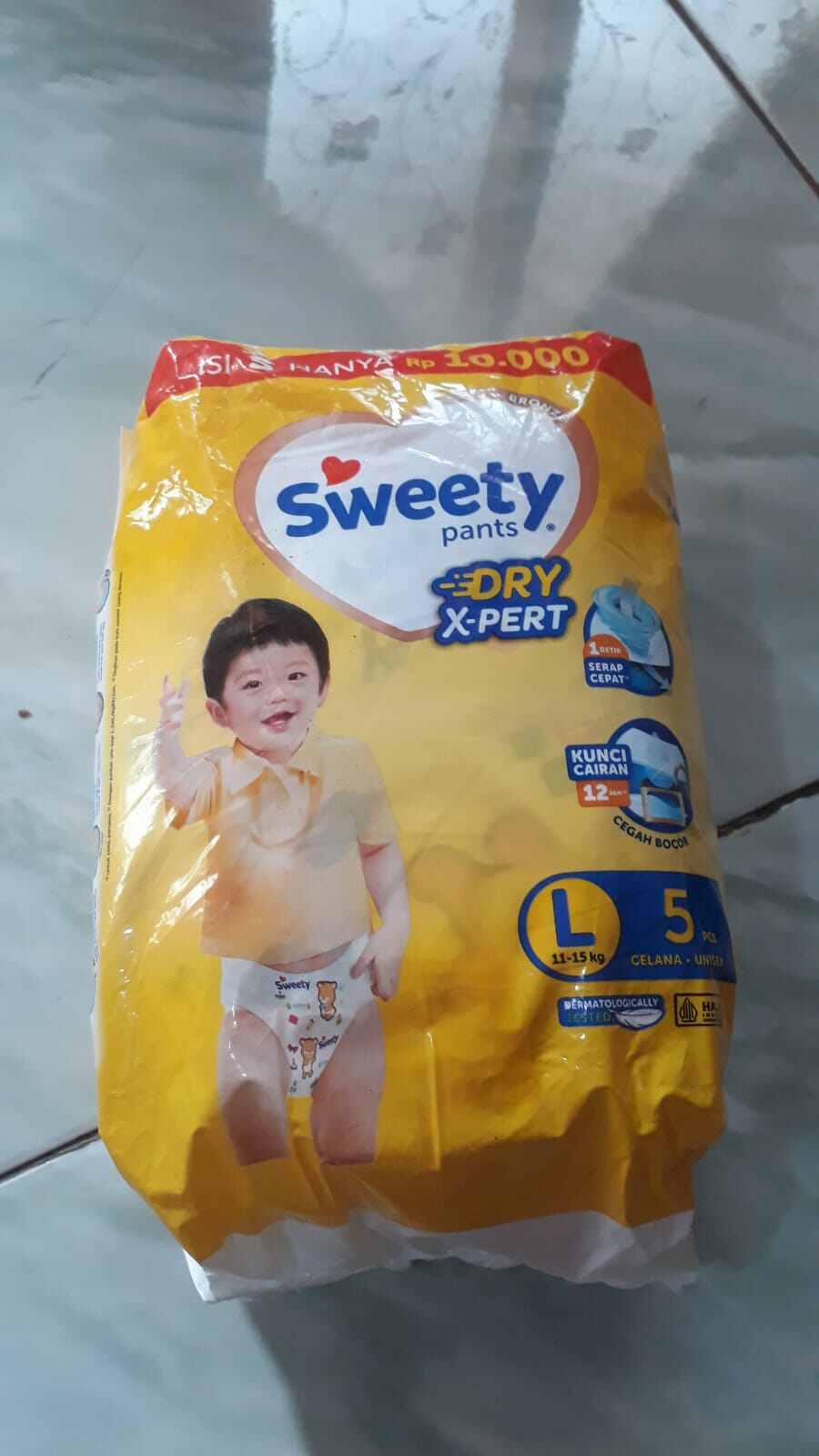 Sweety Bronze Dry X-Pert Pants M 5 ( isi 5pcs ) | Lazada Indonesia