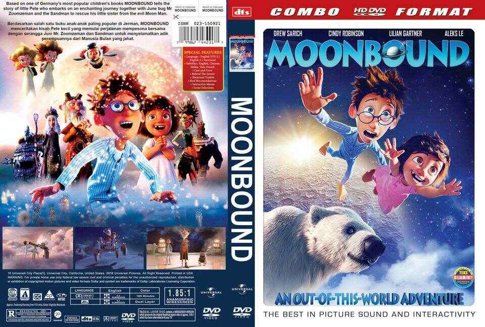 KASET DVD FILM ANIMASI TERBARU 2021: MOONBOUND | Lazada Indonesia