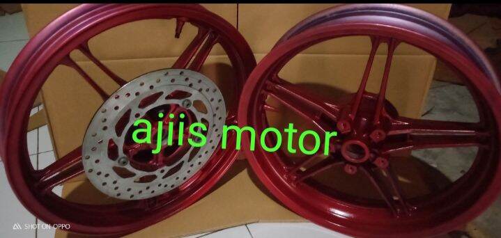 velg pelek racing DEPAN BELAKANG YAMAHA VIXION NEW PNP MX king | Lazada ...