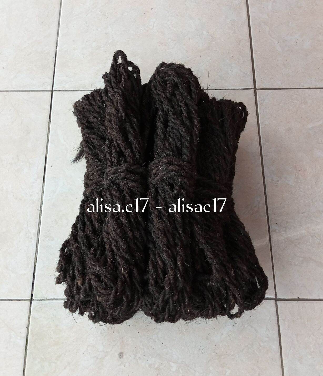 Tali Ijuk Aren Hitam SUPER 120 Meter Diameter 1.Cm Buatan Tangan ...