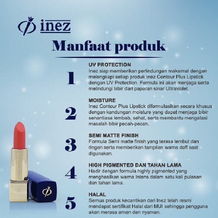 Inez lipstick - 39. cooper rose | Lazada Indonesia