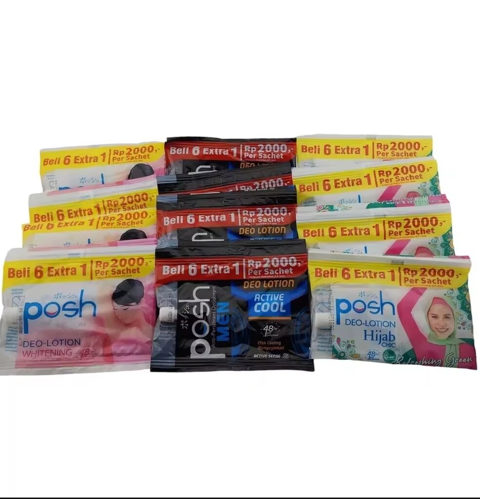 Deo Lotion posh Sachet Renteng 12 pcs | Lazada Indonesia