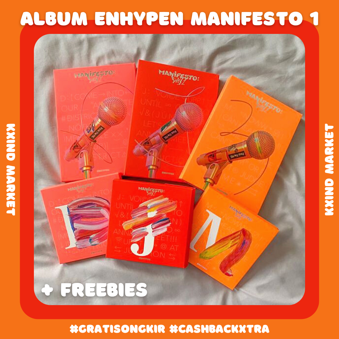 Album Enhypen Manifesto Day 1 / Album only Manifesto / Album enhypen ...