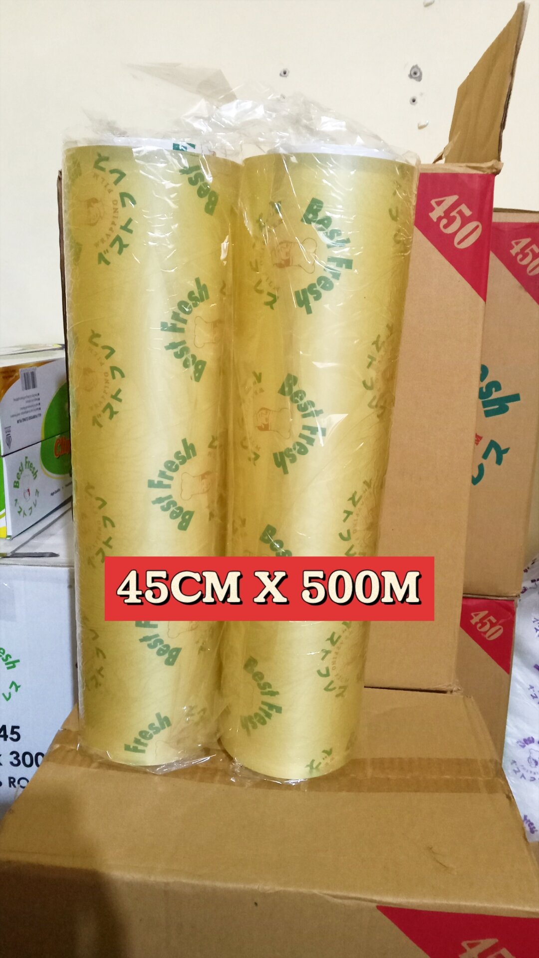 BESTFRESH 45 X 500 WRAPPING FILM - PLASTIK PEMBUNGKUS MAKANAN | Lazada ...