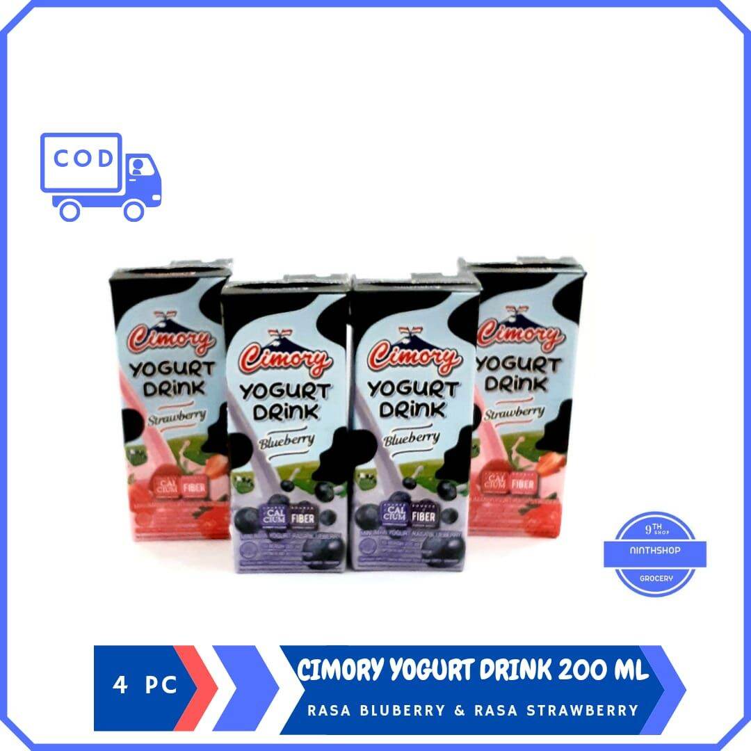 Paket Cimory Yogurt 4 pc - Cimory Yogurt Drink 200 ml Rasa Strawberry × ...