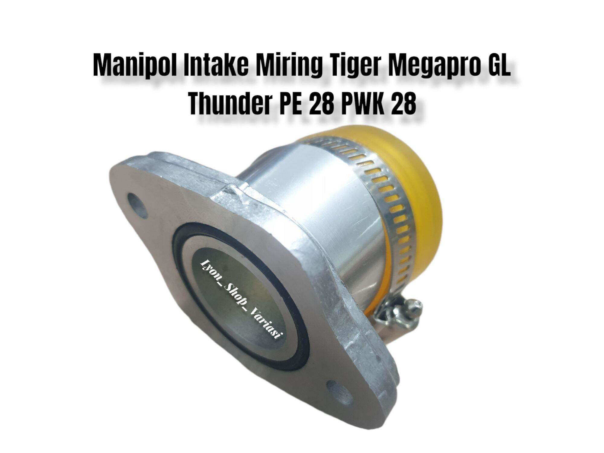 Manipol Manipul Intake Intek Miring Karbu PE 28 PWK 28 Tiger Megapro GL ...