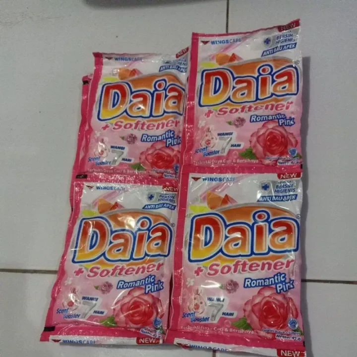 DAIA RENTENG-sabun cuci daia 1 renceng isi 6pcs-DAIA DETERGENT BUBUK 47 ...