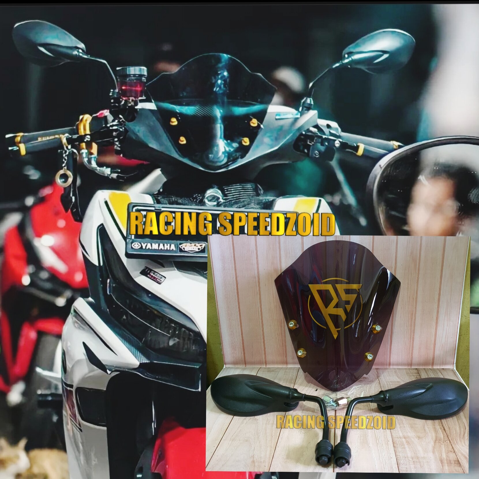 VISOR DAN SPION X1 AEROX 155 | Lazada Indonesia