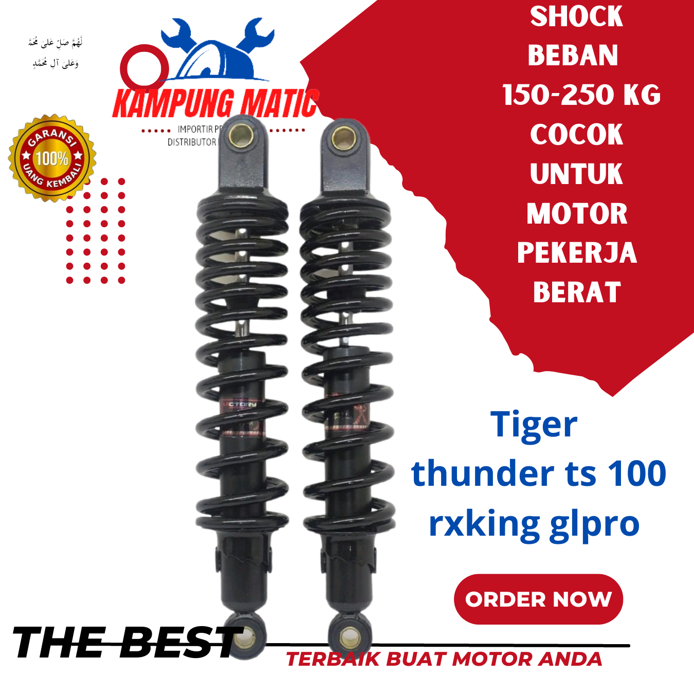 shock belakang Shockbreaker suzuki thunder 125 RX KING TIGER NEOTECH ...