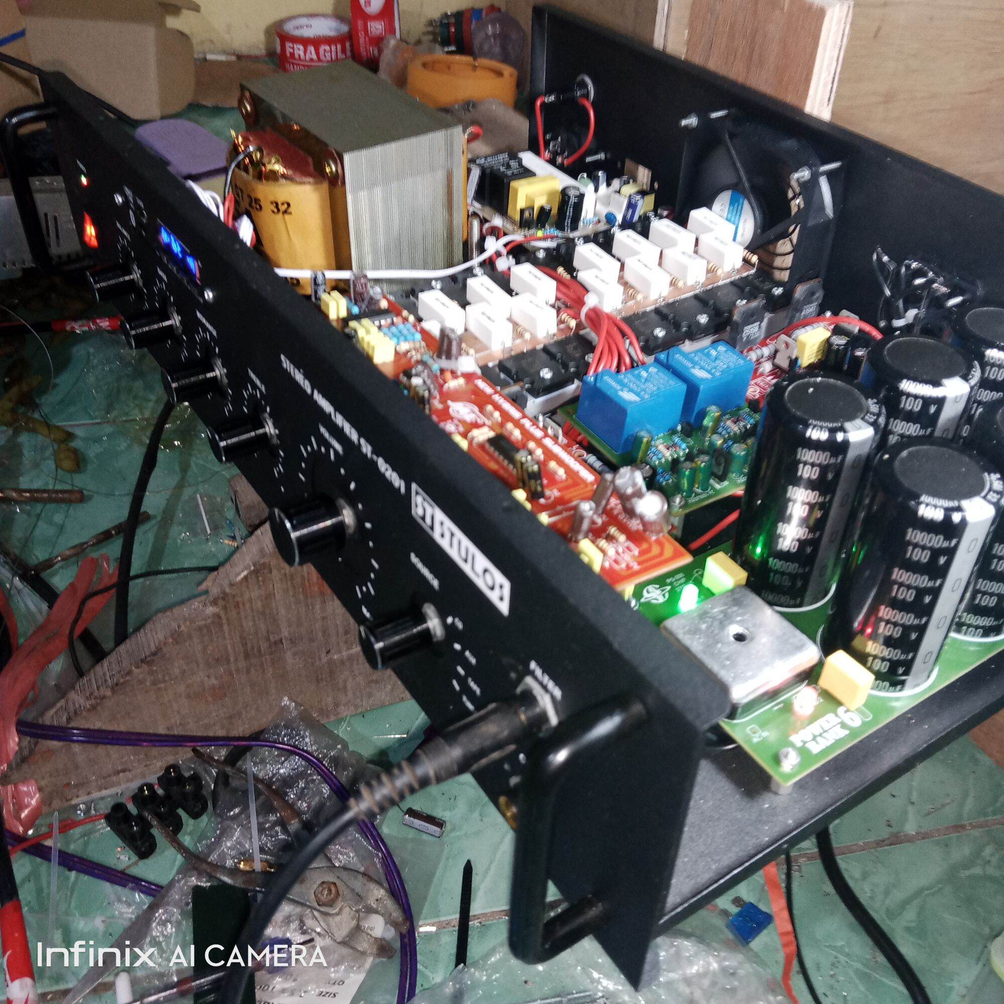 POWER AMPLIFIER RAKITAN 5A MURNI SUDAH DI LENGKAPI DENGAN BLUETOOTH DAN ...