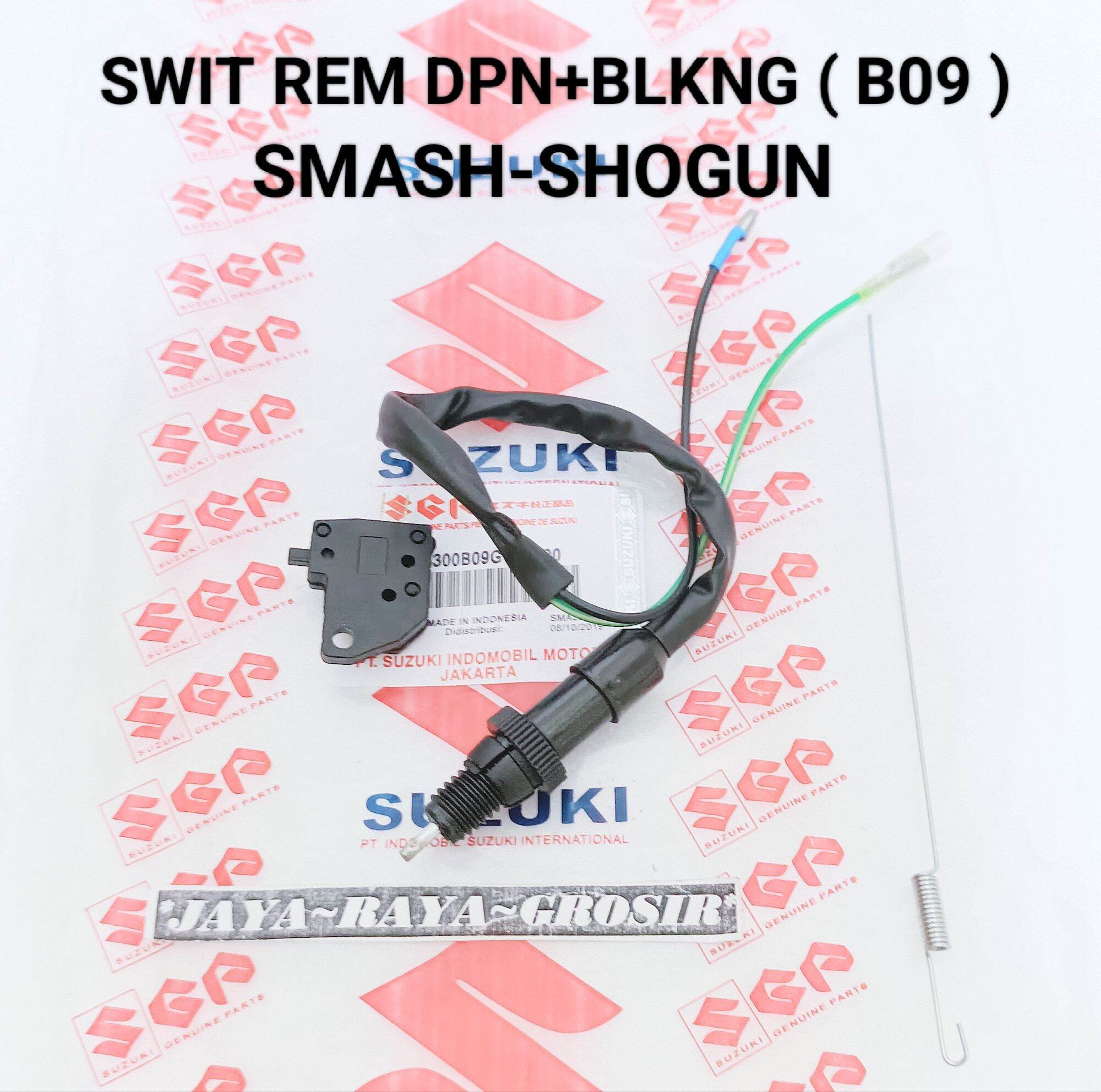 SWIT REM DEPAN + BELAKANG ( B09 ) SWITCH ON OFF LAMPU STOP SMASH LAMA ...