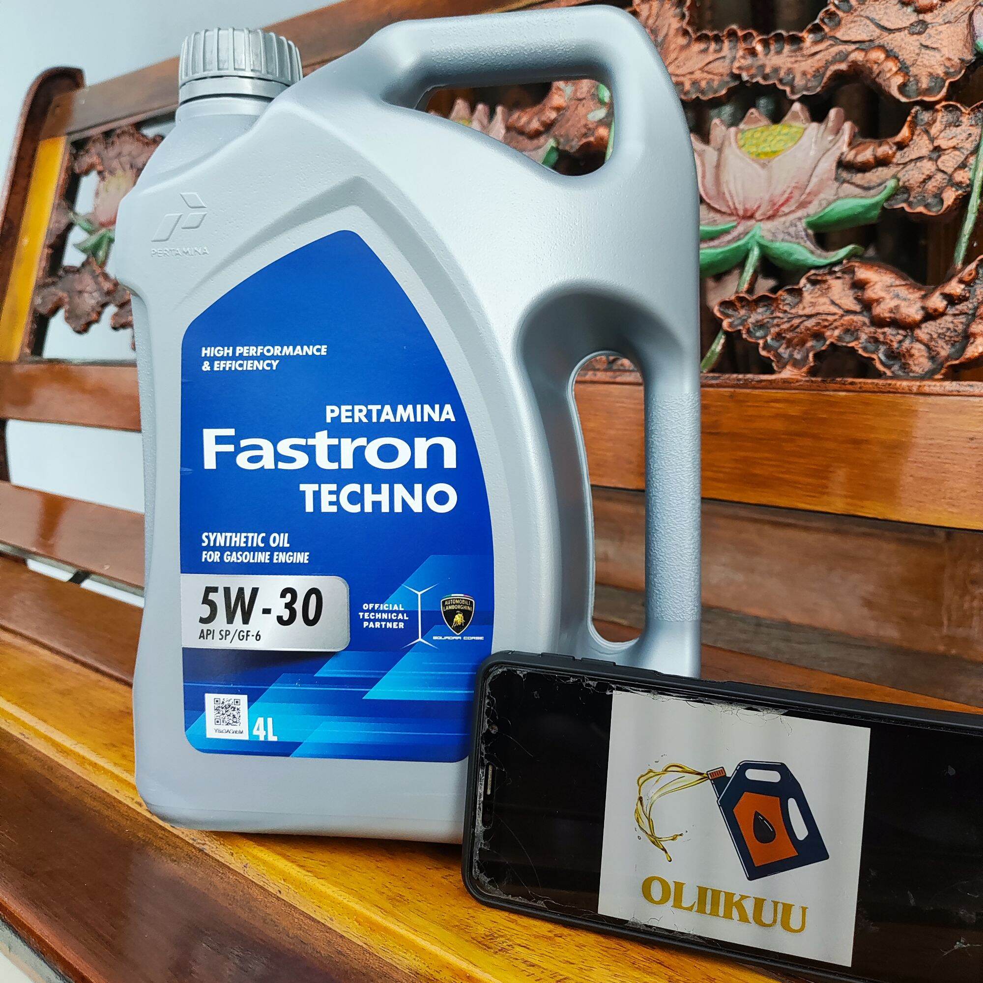 OLI MESIN PERTAMINA FASTRON TECHNO SAE 5W-30 (4 Liter) | Lazada Indonesia