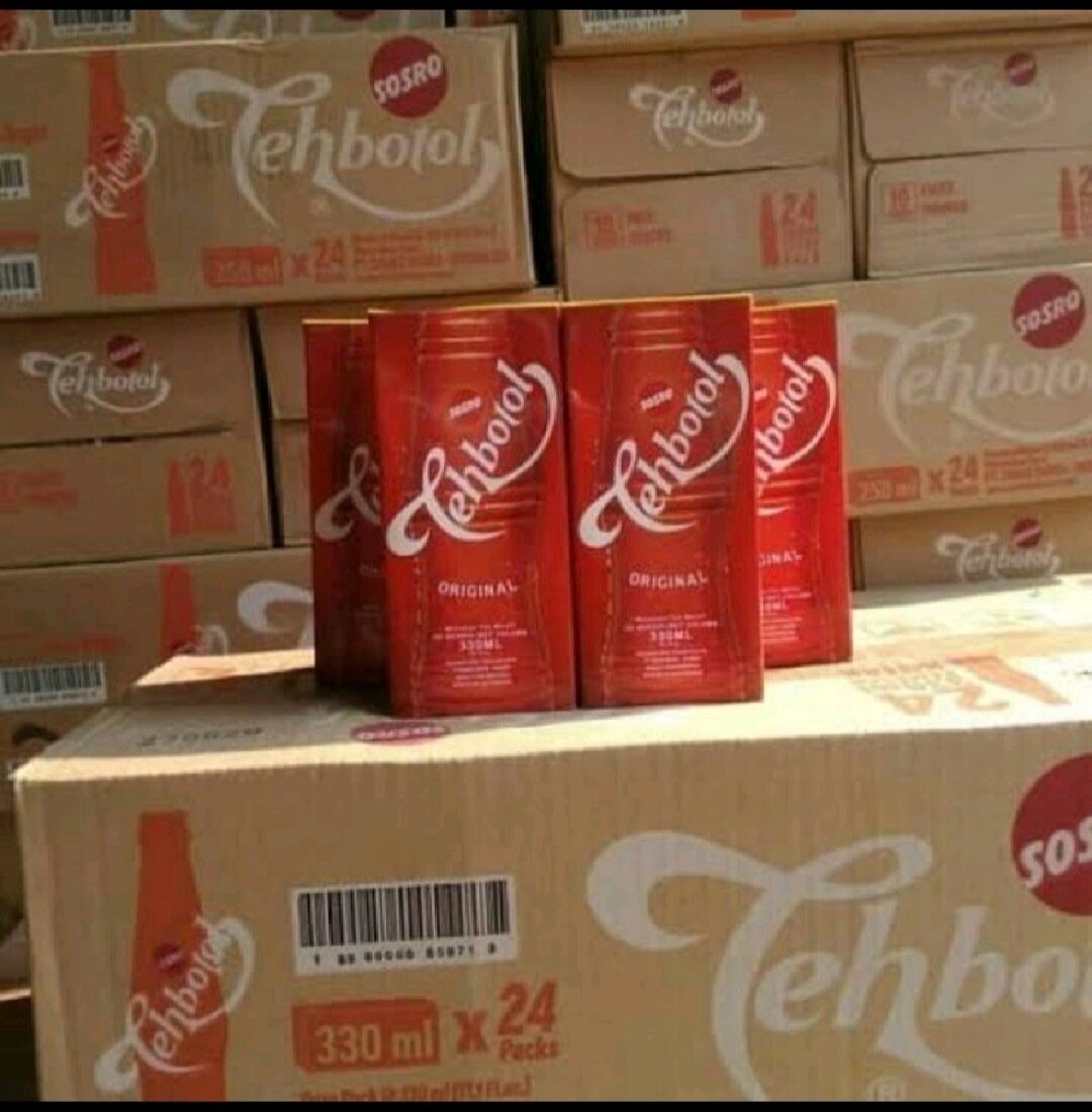 TEH BOTOL SOSRO KOTAK 1 DUS ISI 24PCS 330 ML | Lazada Indonesia