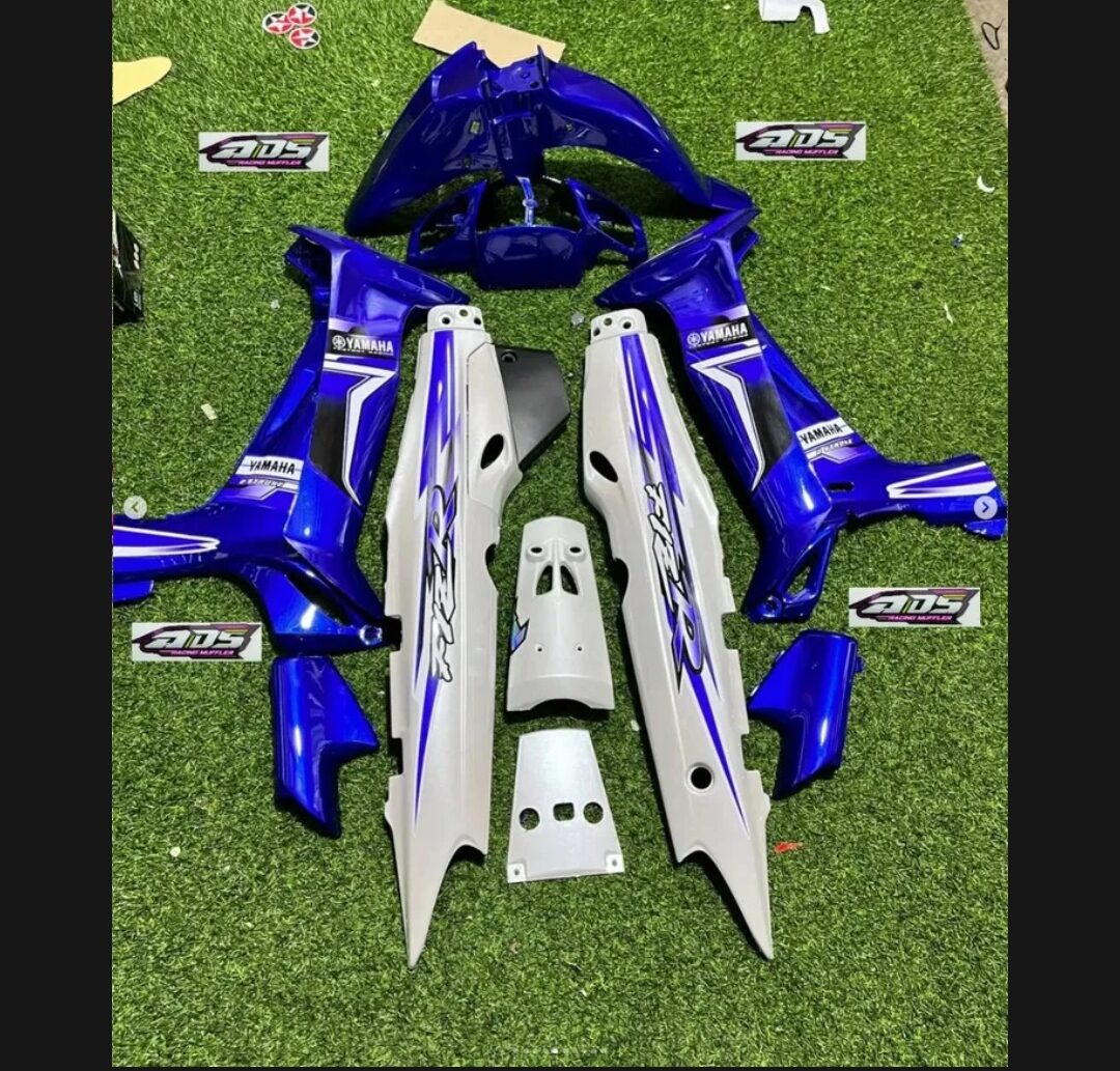 body set fiz R custom limited edition warna biru putih body halus ...