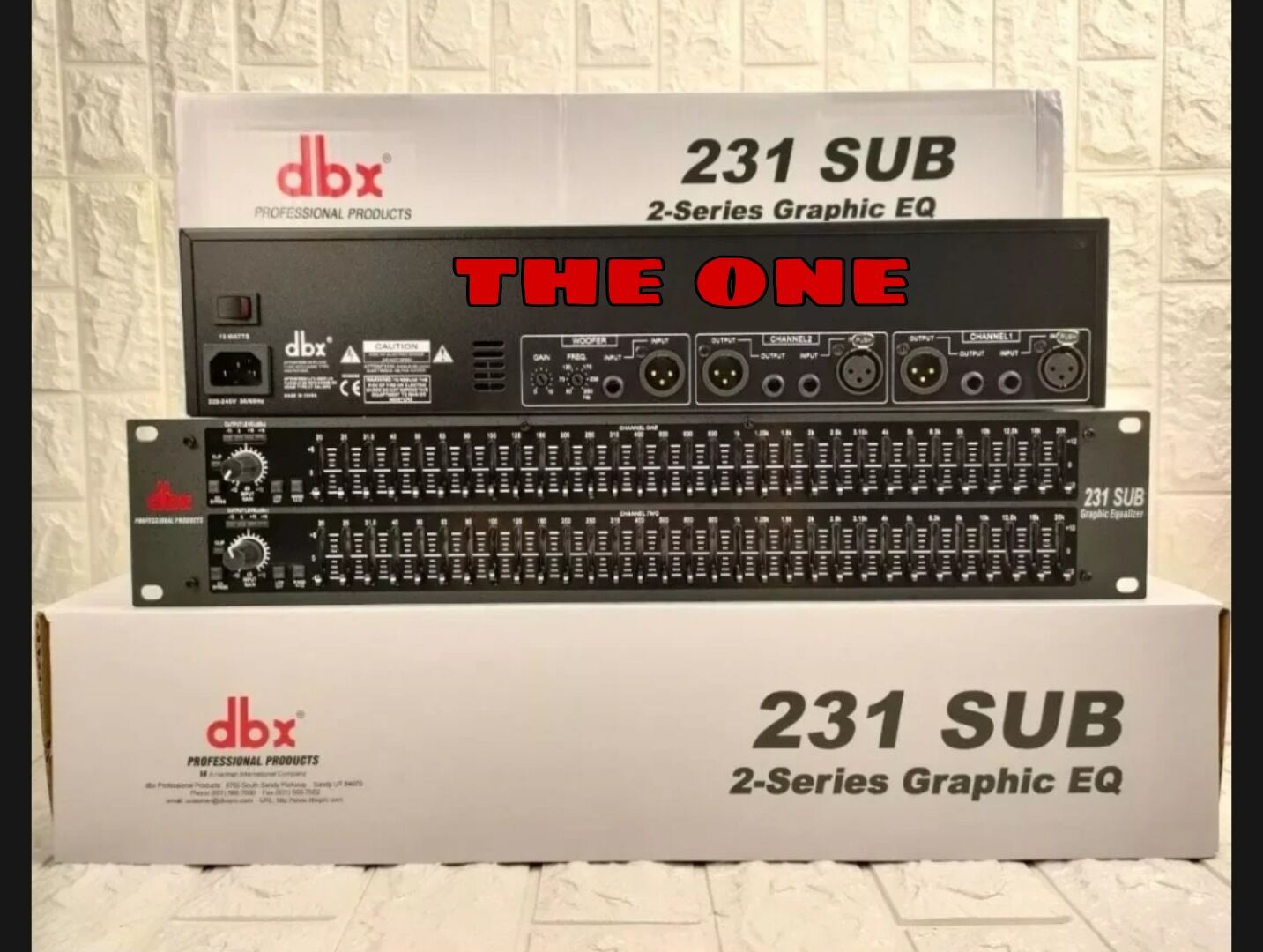 EQUALIZER DBX 231 + SUB /EQUALIZERDBX 231 PLUS SUBWOOFER | Lazada Indonesia