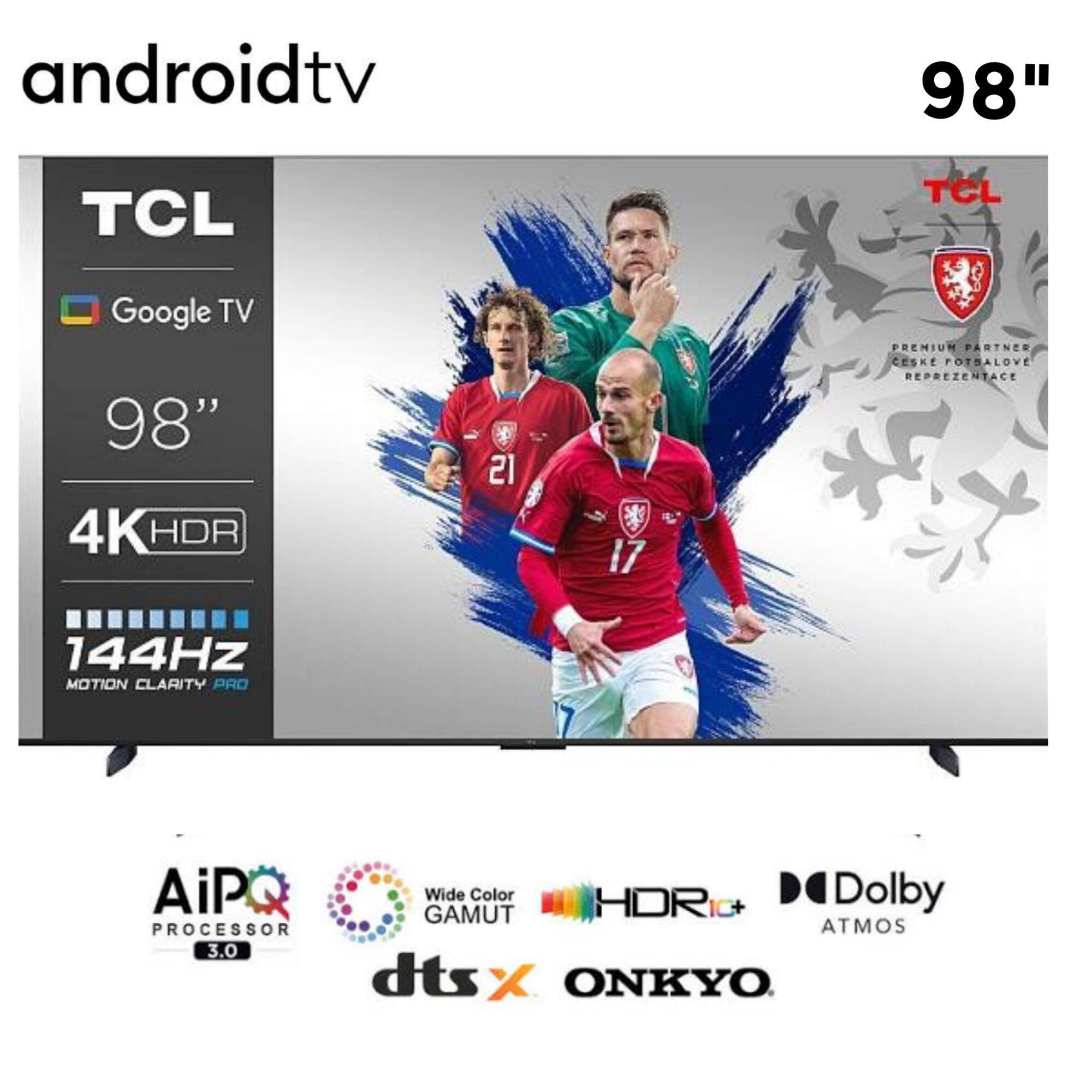 TCL ANDROID TV 98 Inch - BIG SCREEN REAL 4K UHD Dolby ATMOS ONKYO AIPQ ...