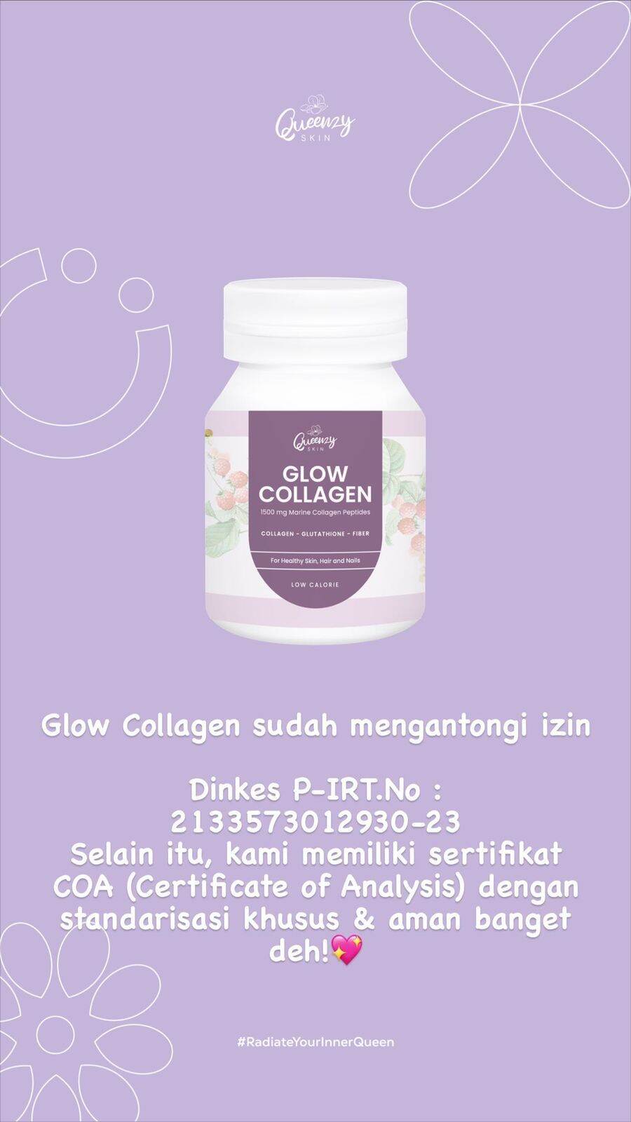GLOW COLLAGEN QUEENZY SKIN COLLAGEN GLASSKIN GLOW GLAS SKIN GLOW BEAUTY ...