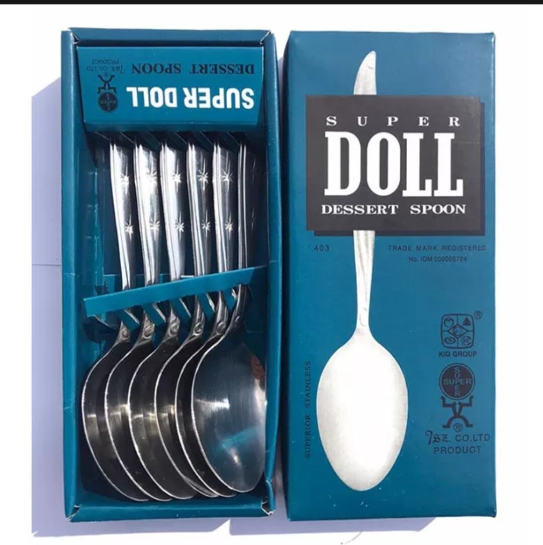 Sendok Doll 1 Lusin Tebal ORI Dan Garpuh Doll | Lazada Indonesia