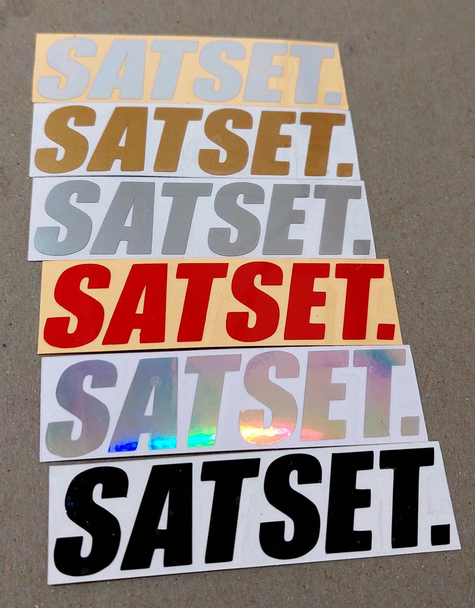 STICKER SATSET STICKER MOTOR STICKER CUTTING | Lazada Indonesia