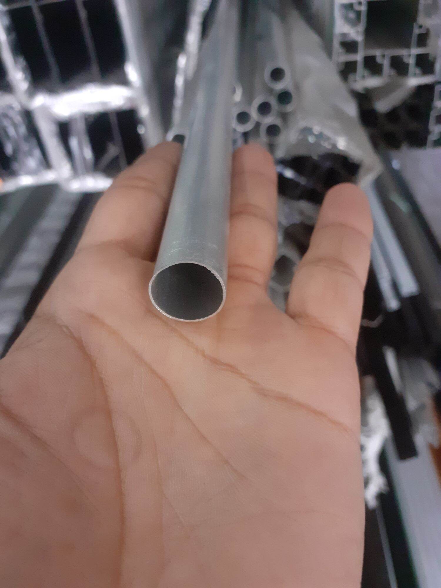 Pipa aluminium diameter luar 17mm, panjang 200cm (2 meter) | Lazada ...
