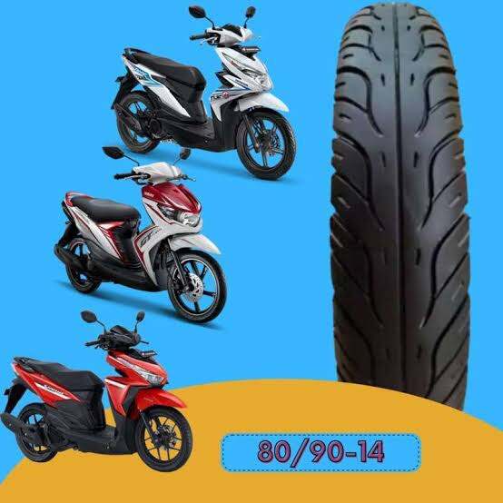 BAN FEDERAL BEAT VARIO MIO SCOPY DLL TERBARU RING 14 TUBELESS DEPAN ...