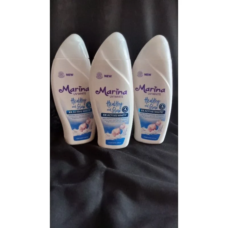 Marina hand & body lotion uv white healthy and glow 185ml | Lazada ...
