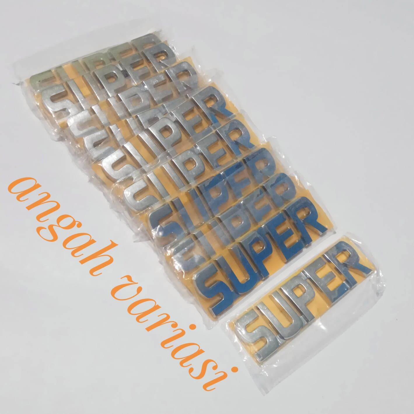 Emblem Tulisan Super Emblem Super Mitsubishi Kuda | Lazada Indonesia