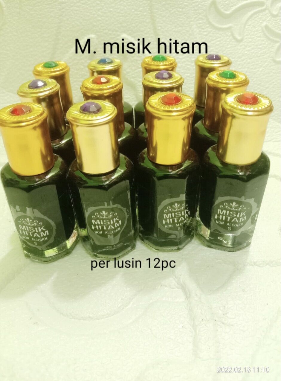 Minyak wangi misik hitam non alkohol per lusin 12pc | Lazada Indonesia