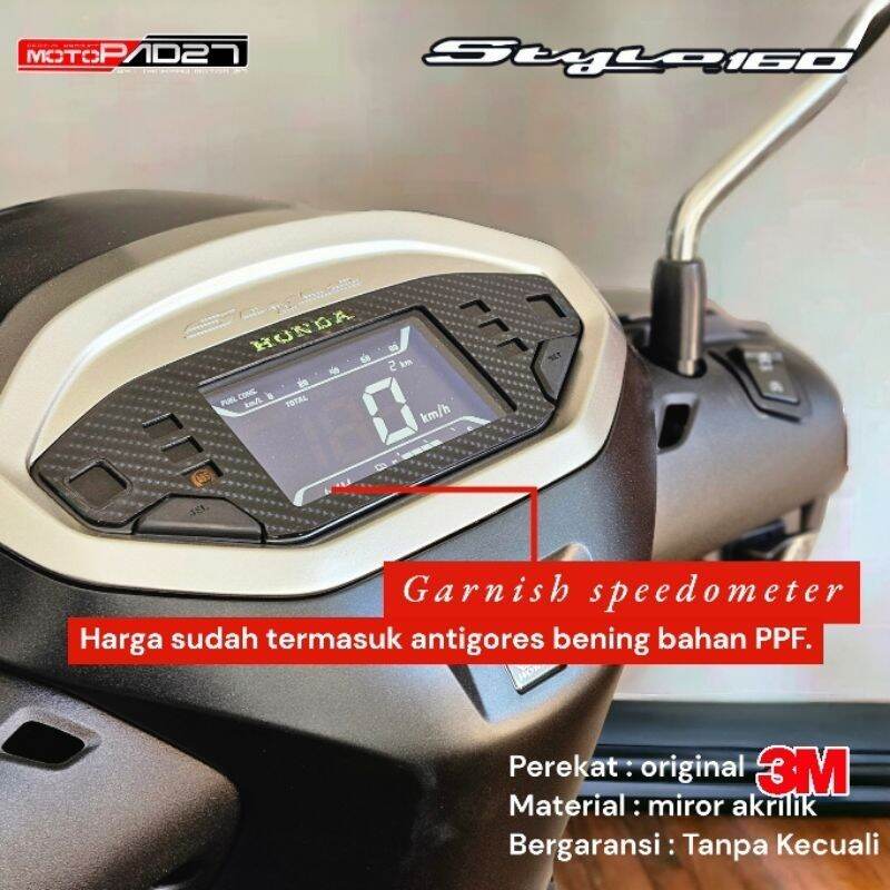 Garnish SYLO 160 2024 Emblem Variasi Honda STYLO 160 2024 Motopad27 ...