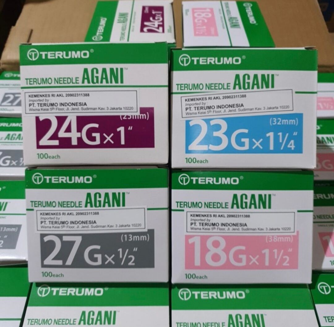 Needle Terumo AGANI / Jarum Suntik / Terumo Needle / Needle AGANI ...