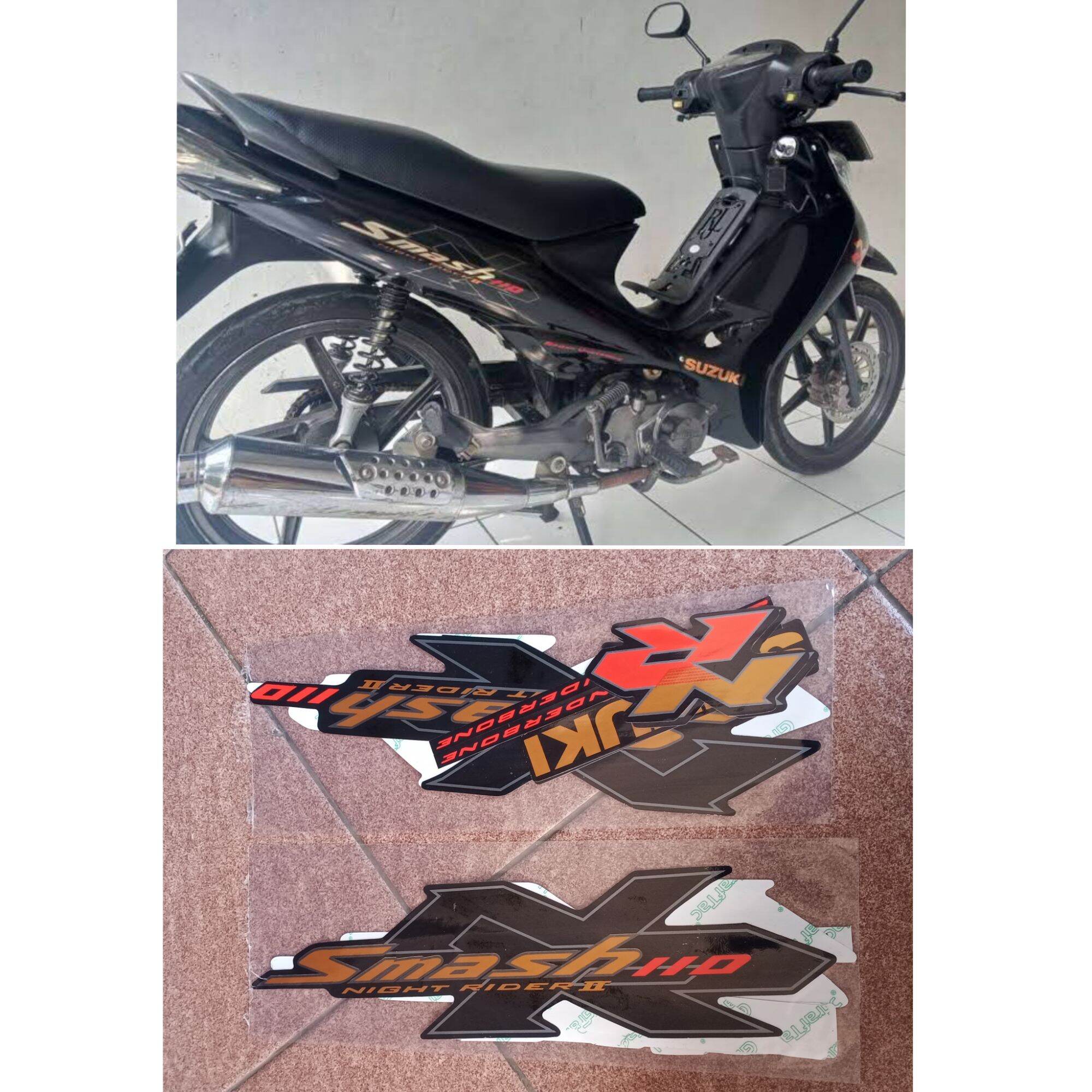 Sticker Striping Suzuki Smash Nr Hitam | Lazada Indonesia