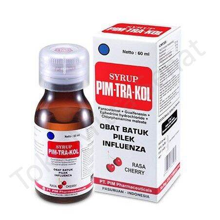 Pim-Tra-Kol / Pimtrakol Sirup Cherry 60ml Obat Batuk Anak / obat batuk ...