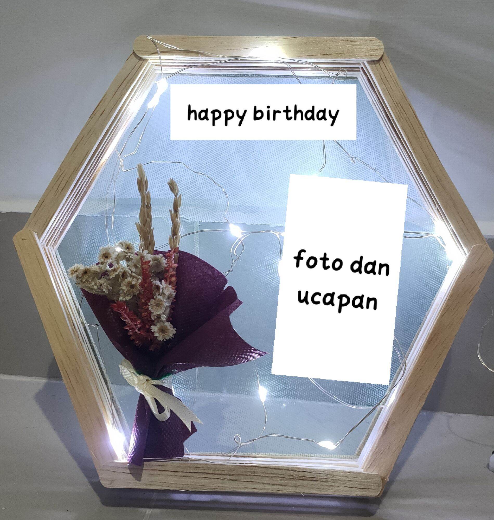 bingkai foto / bingkai lucu / bingkai lampu / bingkai bunga kering ...