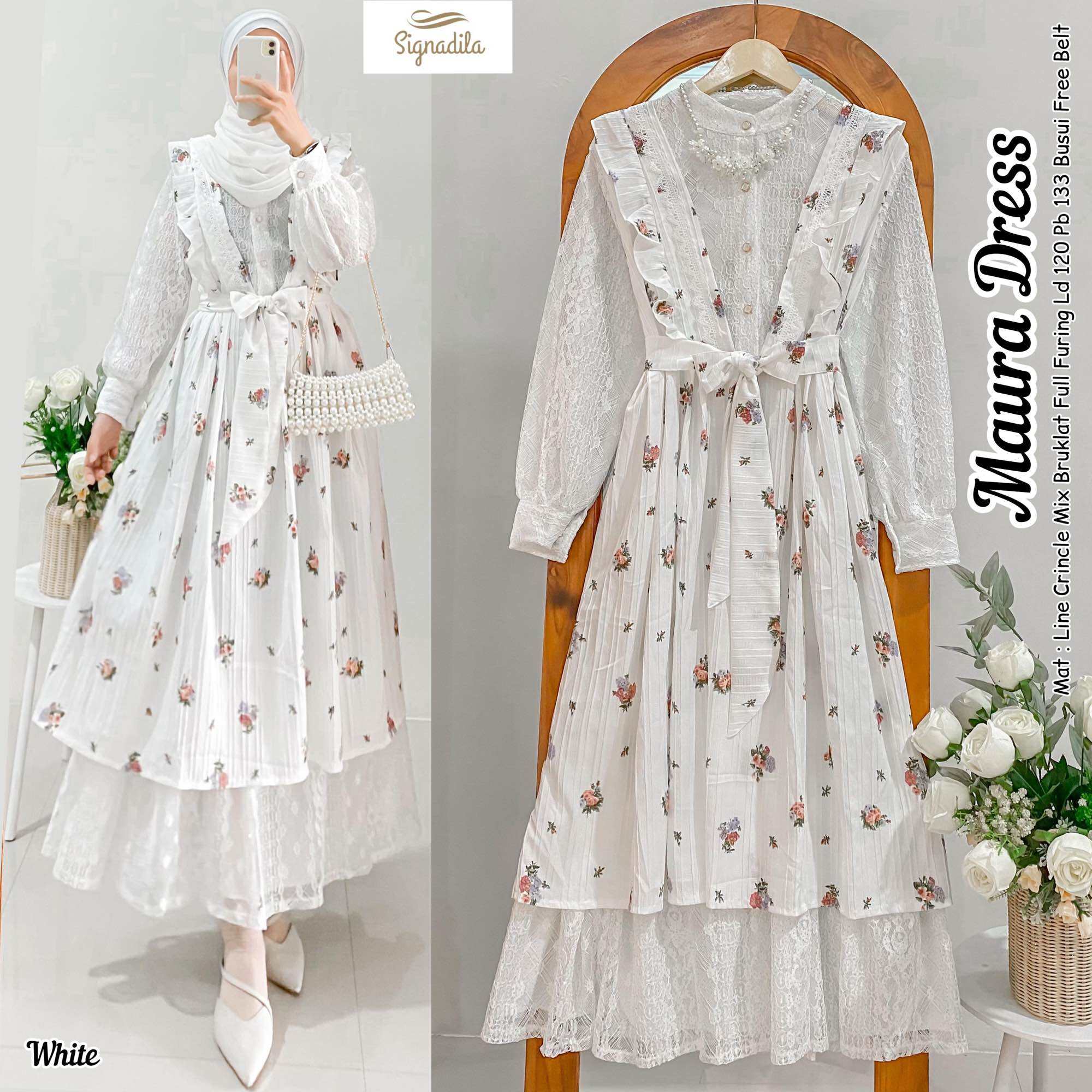 Maura dress cantik kekinian premiumm | Lazada Indonesia